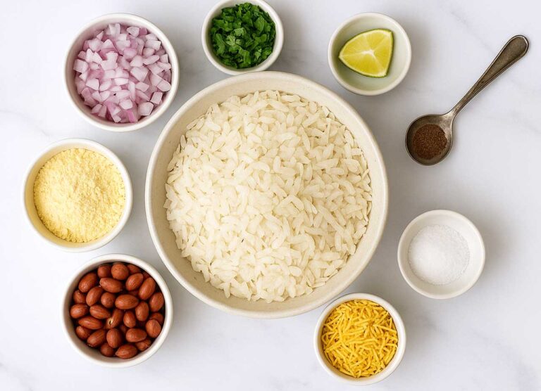 Poha Recipe | Easy Flattened Rice Dish : Healthy Indian Recipes