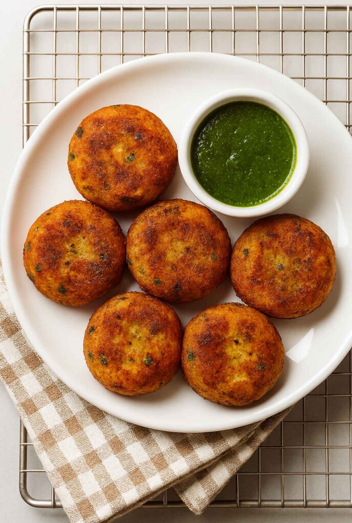 Aloo Tikki Recipe (Crispy Potato Tikki) : Healthy Indian Recipes