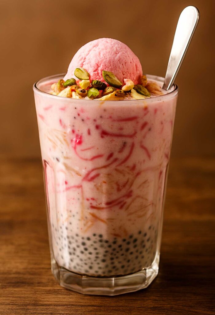 Falooda Ice Cream Recipe : Healthy Indian Recipes